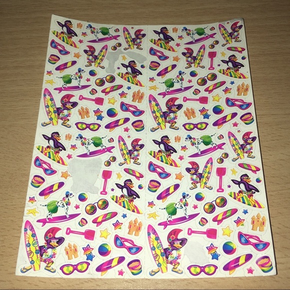 Lisa Frank | Design | Beach Dalmatians S667 Vintage Lisa Frank Stickers | Poshmark